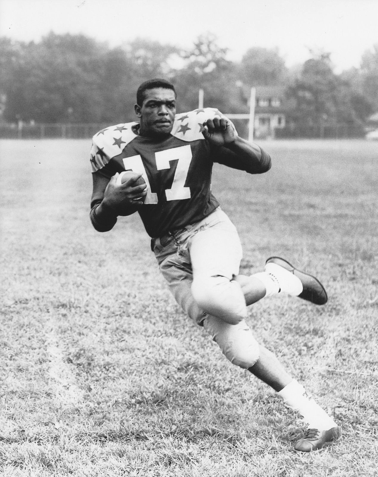 COLTS HALL OF FAMER LENNY MOORE IN HIS COLEGE ALL STAR UNIFORM COLTS 8 ...