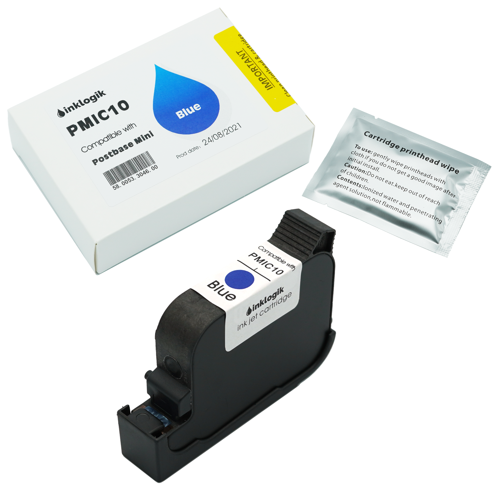 FRANCOTYP POSTALIA FP POSTBASE MINI COMPATIBLE INK CARTRIDGE - BLUE ...
