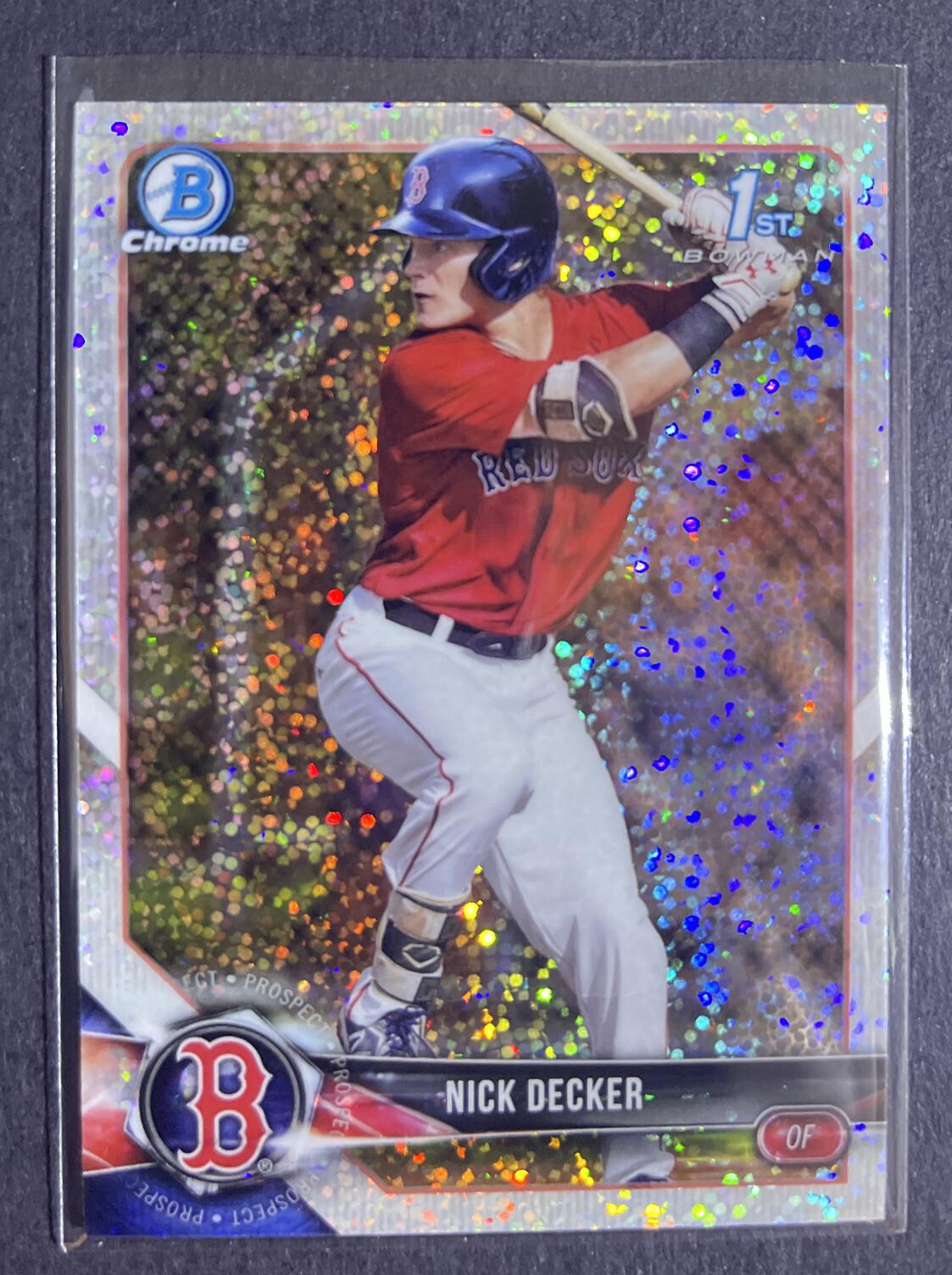 Nick Decker 2018 Bowman Draft Chrome Sparkle Refractor #BDC-124 1st ...