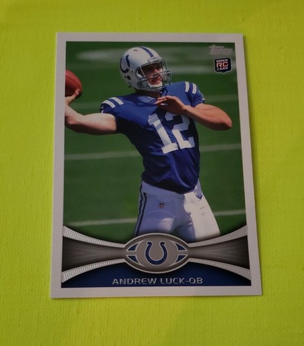2012 Topps #140A Andrew Luck RC /(Passant Sideways) | eBay