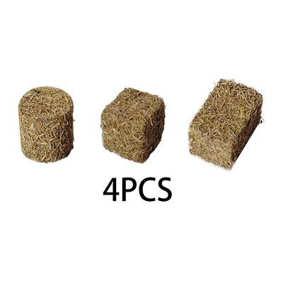 4Pcs Mini Hay Bales Portable Creative Multifunction Photo Props ...