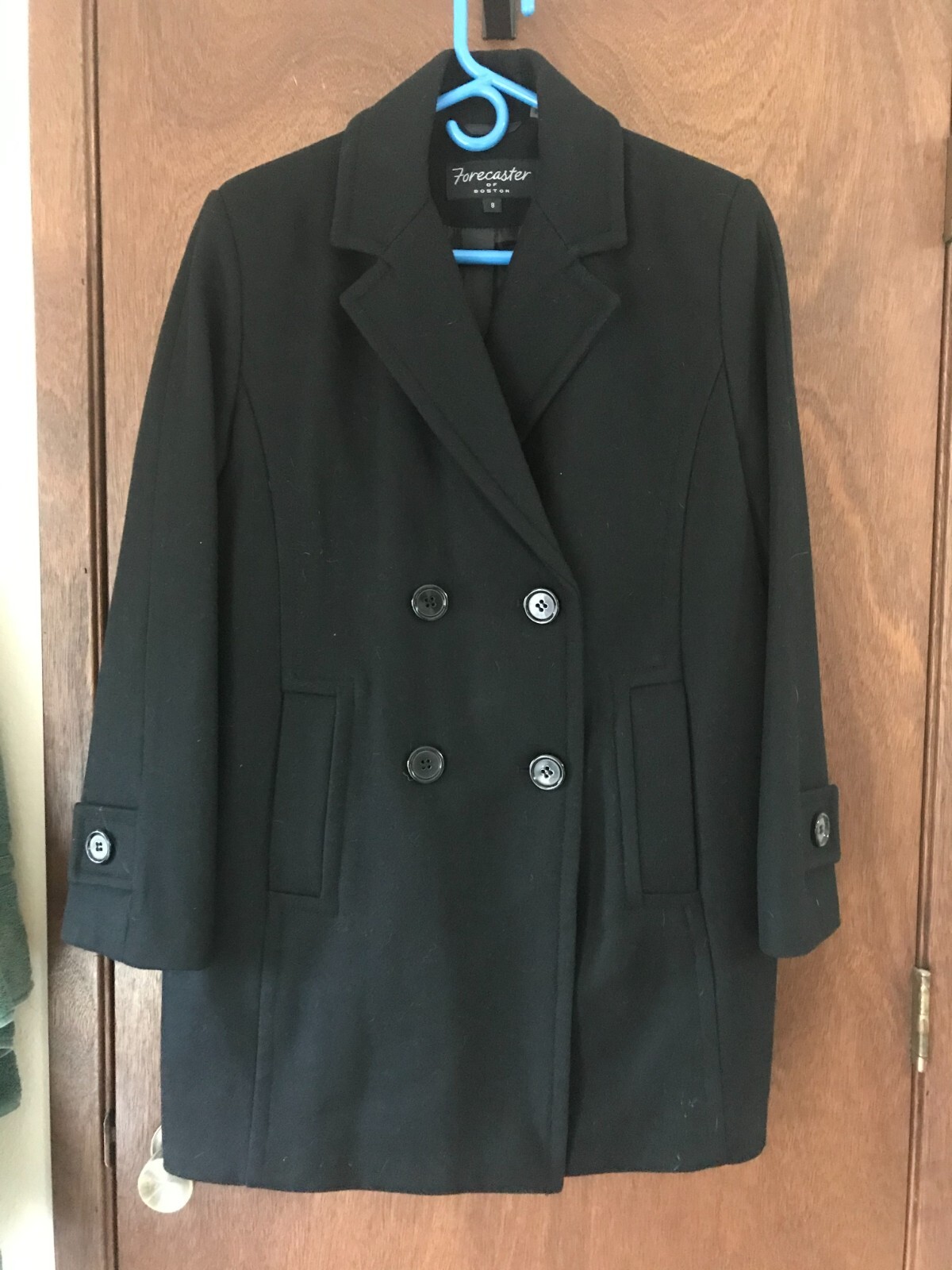 Pea Coat w/scarf, Forecaster of Boston, Great Condition, Lined Sz 8 | eBay