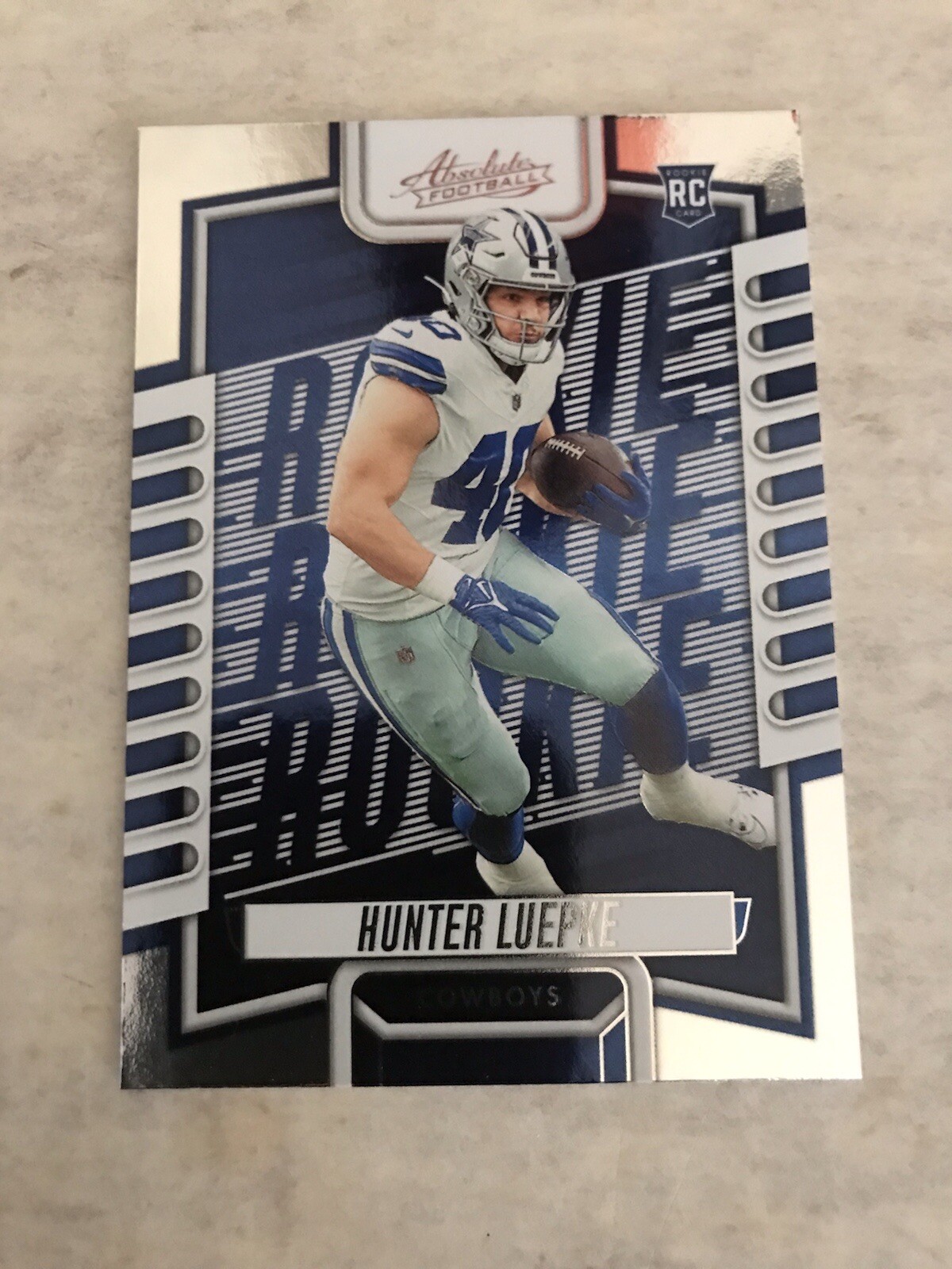 2023 Panini Absolute Hunter Luepke Rookie Card #198 Dallas Cowboys 1.00 ...