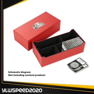 Coin Slabs Storage Box Intercept Shield Fit For 50 Certified PCGS NGC ...