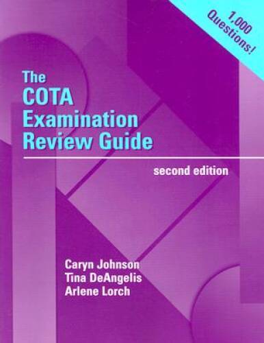 The COTA Examination Review Guide (Book with CD-ROM) - Paperback - VERY GOOD 9780803608443| eBay