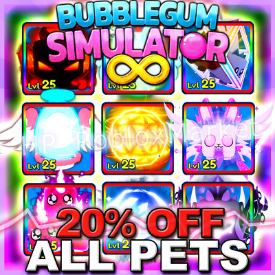 BGSI - Bubble Gum Simulator Infinity ♾️| ALL PETS / GAMEPASS 🔥*FAST ...