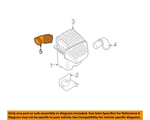CHRYSLER OEM 04-09 PT Cruiser purificateur d'air admission-tuyau tube ...
