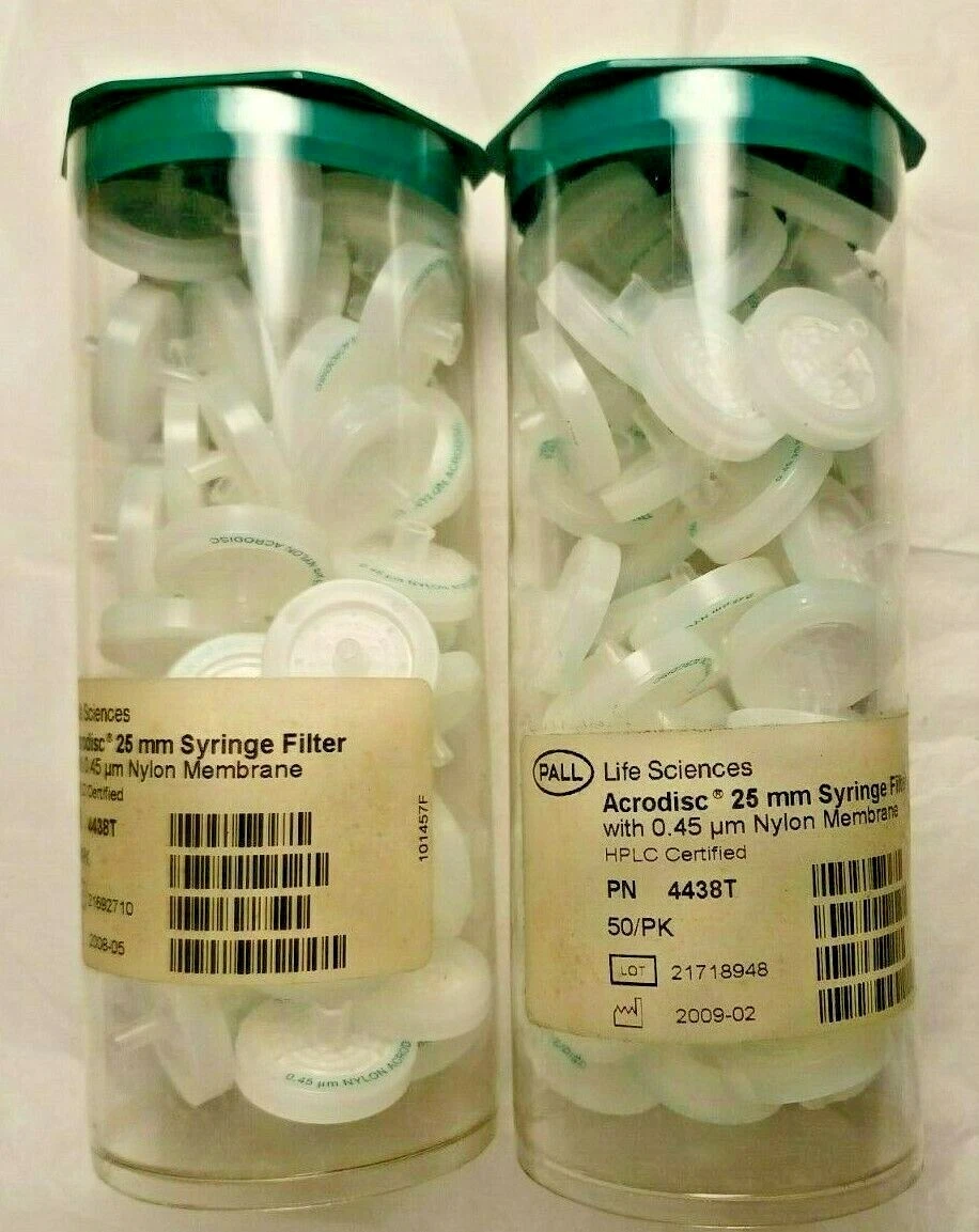 Acrodisc(R) Syringe Filter Hydrophilic PVDF And Others PALL, 48% OFF