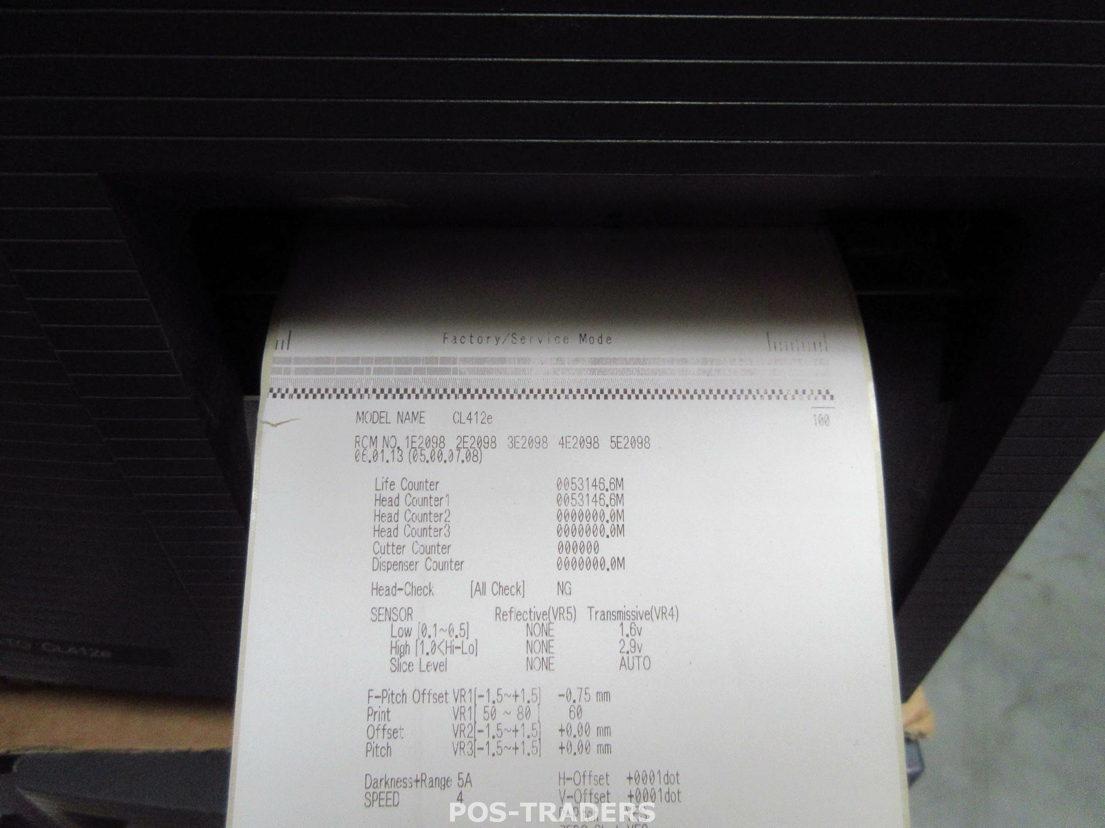 SATO CL412E Thermal Label Printer 203Dpi 104 mm PARALLEL Drucker 53146 ...