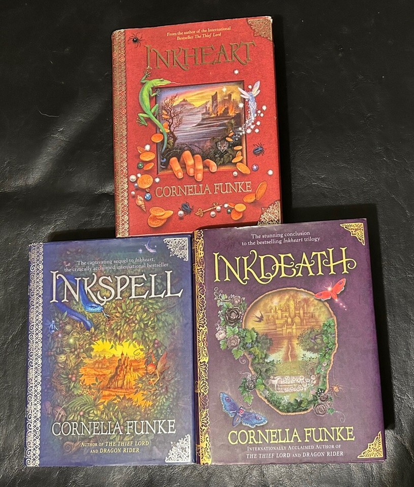 Inkheart Trilogy set: Inkheart Inkdeath Inkspell Cornelia Funke ...