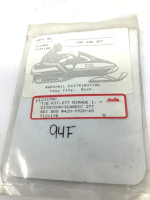 NOS Marshall L1190C Ski Doo MIrage I, CitationTop End Gasket Set ...