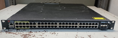 Brocade Ruckus ICX 7450-48P 48 Port PoE+ Switch + ICX7400-4X10GF + 2x ...