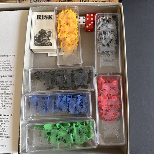 VINTAGE Risk Board Game COMPLETE 1993 Classic War Strategy Miniatures ...