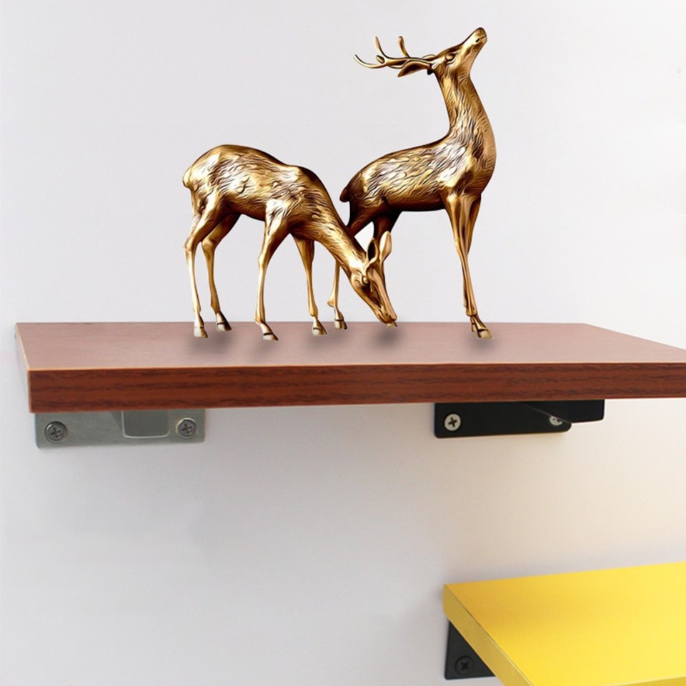 Triangular Stability Brackets Wall Fixings Heavy Duty Shelf and Rod ...