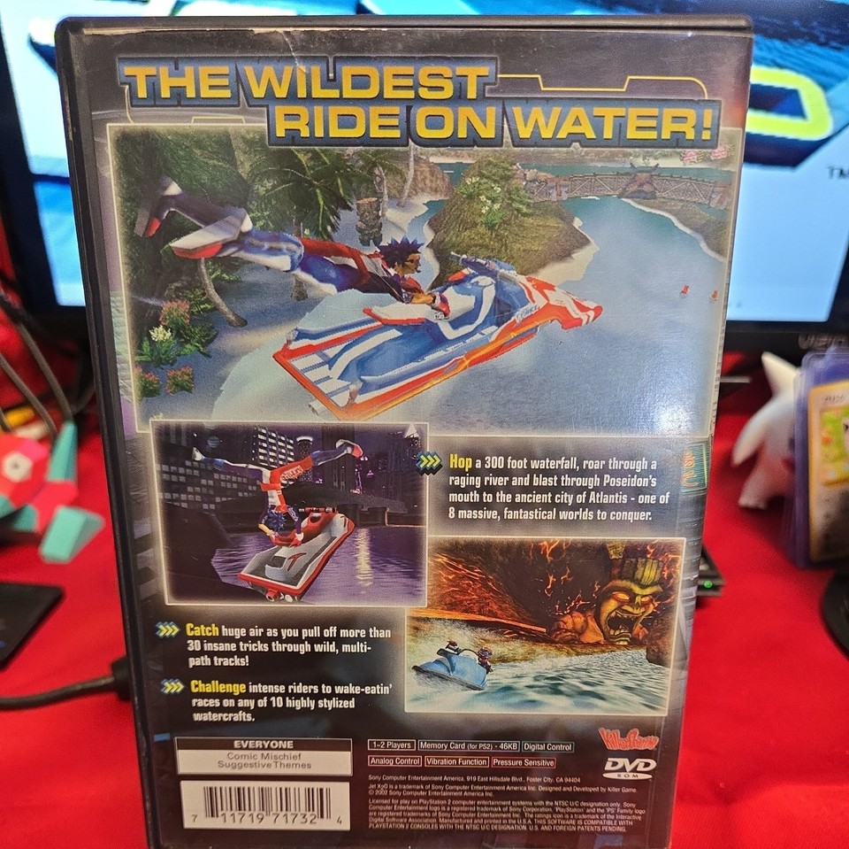 Jet X20 Racing Game Sony PlayStation 2 Black Label CIB Complete/Tested ...