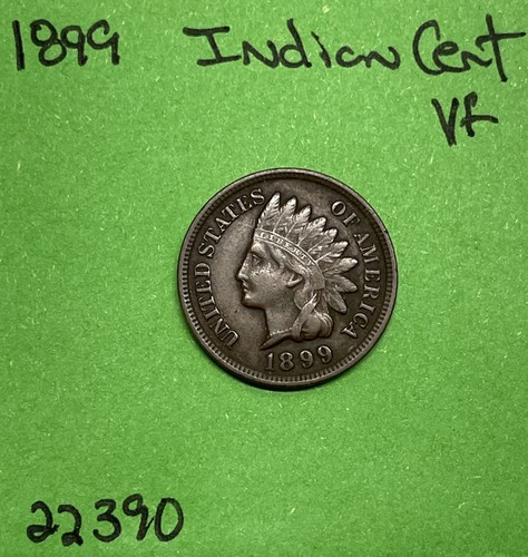 1899 Indian Head Cent / Penny 1c Vf Very Fine See Pictures | eBay