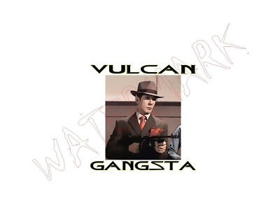 Men's Parody T-Shirt: Star Trek: Vulcan Gangsta Spock Piece of the ...