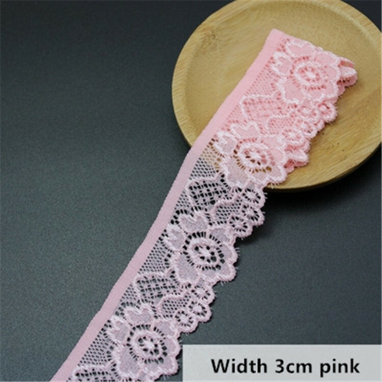 Elastic Collar Lingerie Cuff Hemline Lace Edging Costume Skirt Dress ...