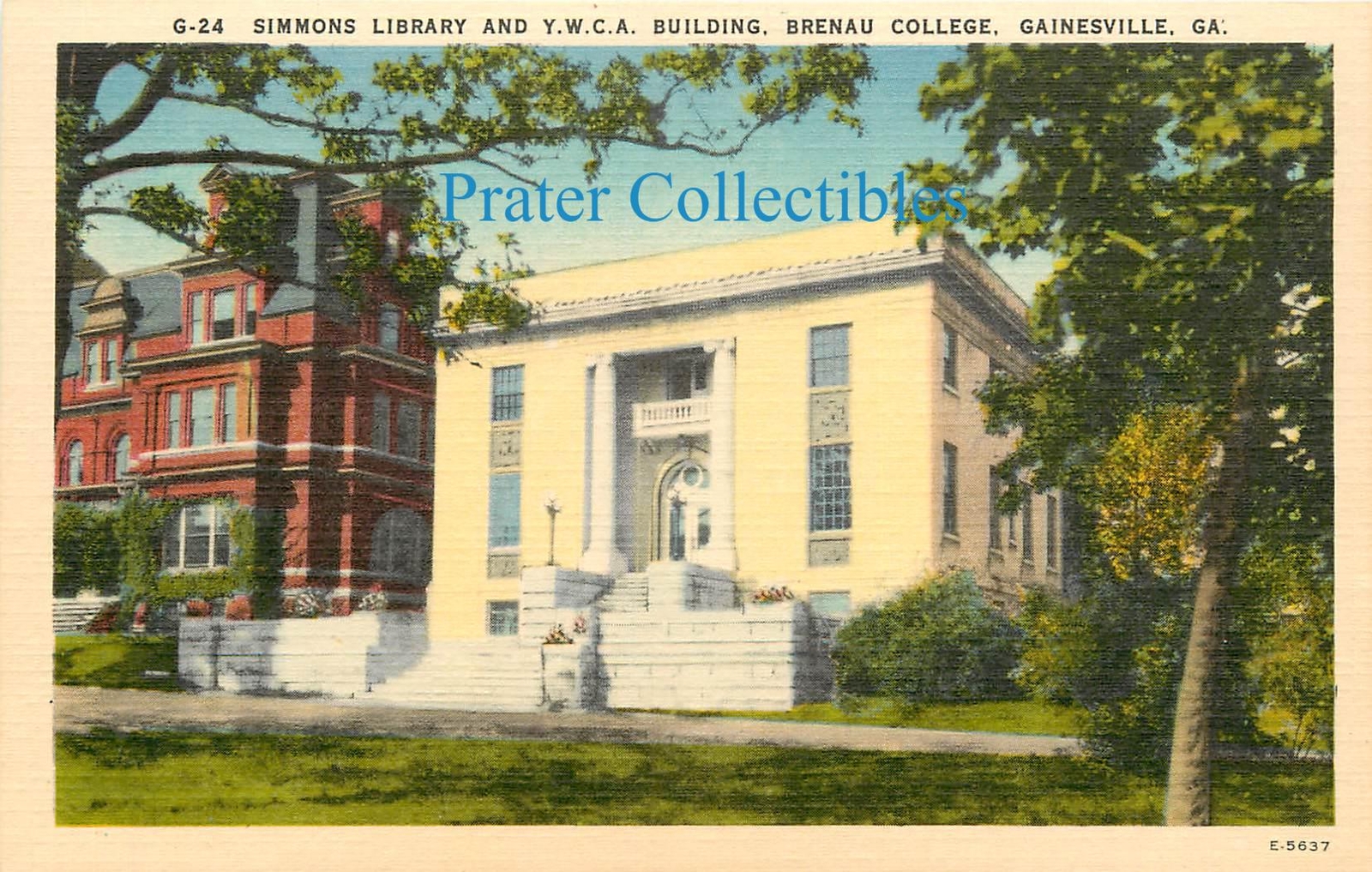 Georgia, GA, Gainesville, Library & YWCA Bld Brenau College Linen ...
