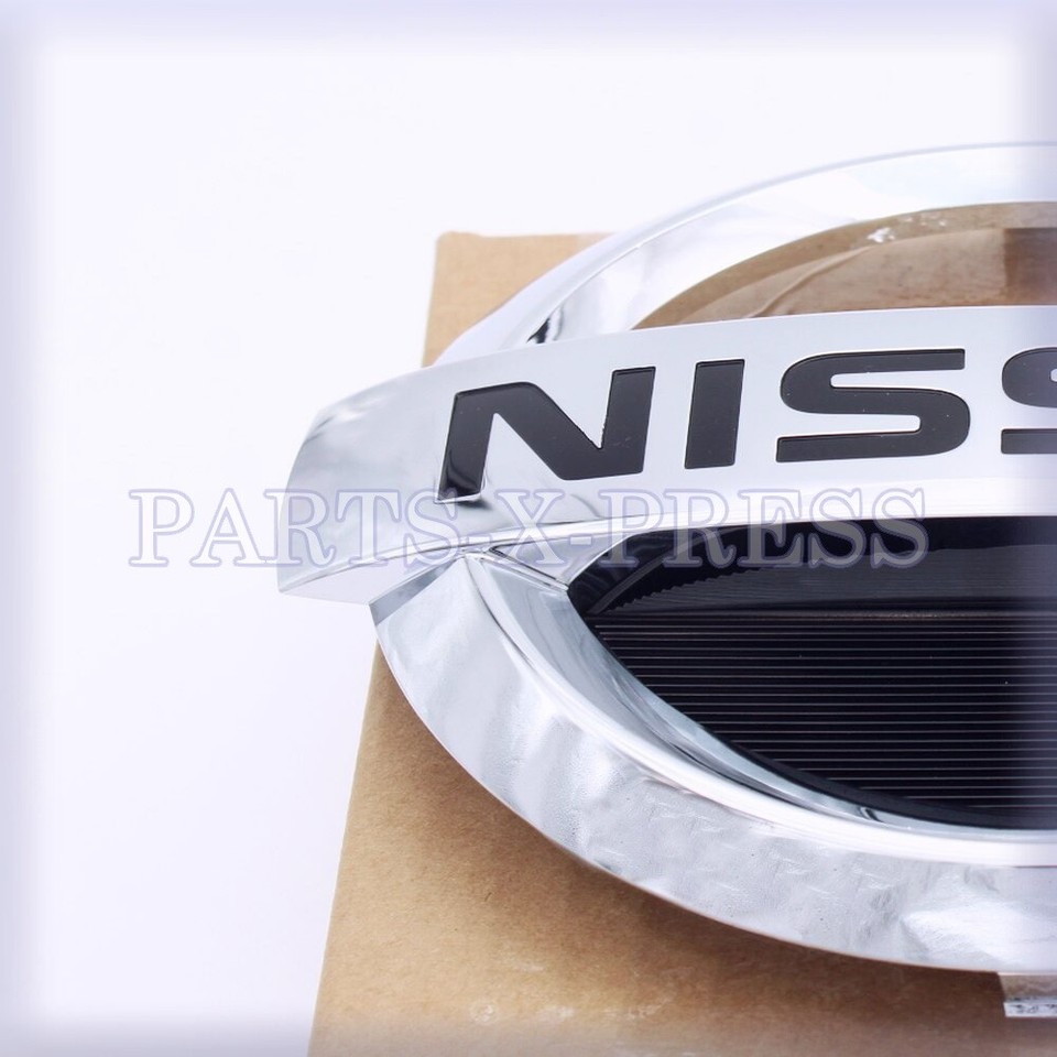 62890-4RA0A NEW GENUINE OEM NISSAN FRONT GRILLE CHROME EMBLEM 2016-2019 ...