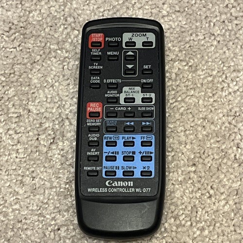 Canon WL-D77 Wireless Controller Camcorder Remote Control Tested | eBay