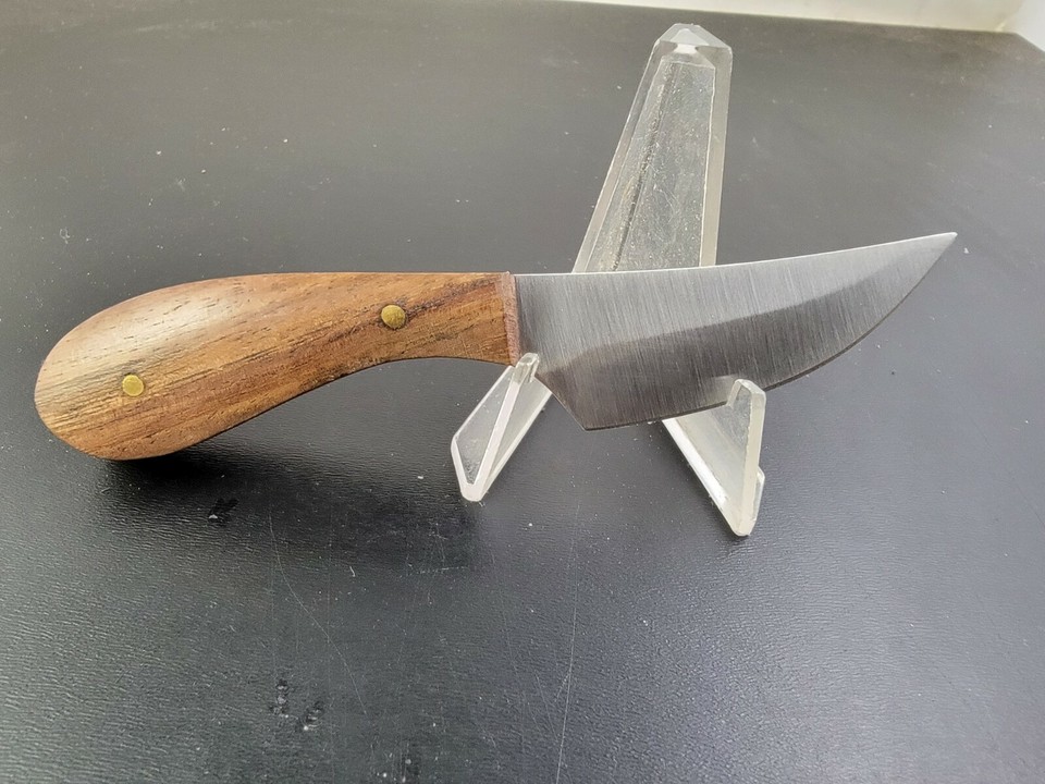 Black tooled Knife sheath with Patch Knife Pow Wow skinner BUSH CRAFT ...