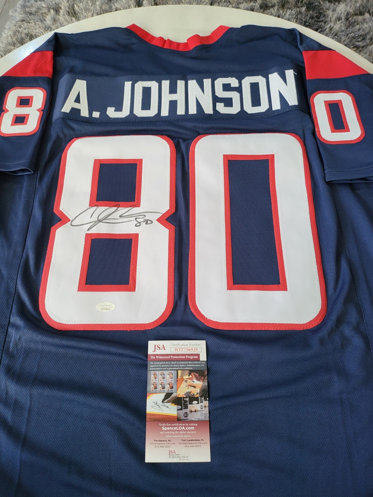Andre Johnson Autographed Memorabilia | Signed Photo, Jersey ...