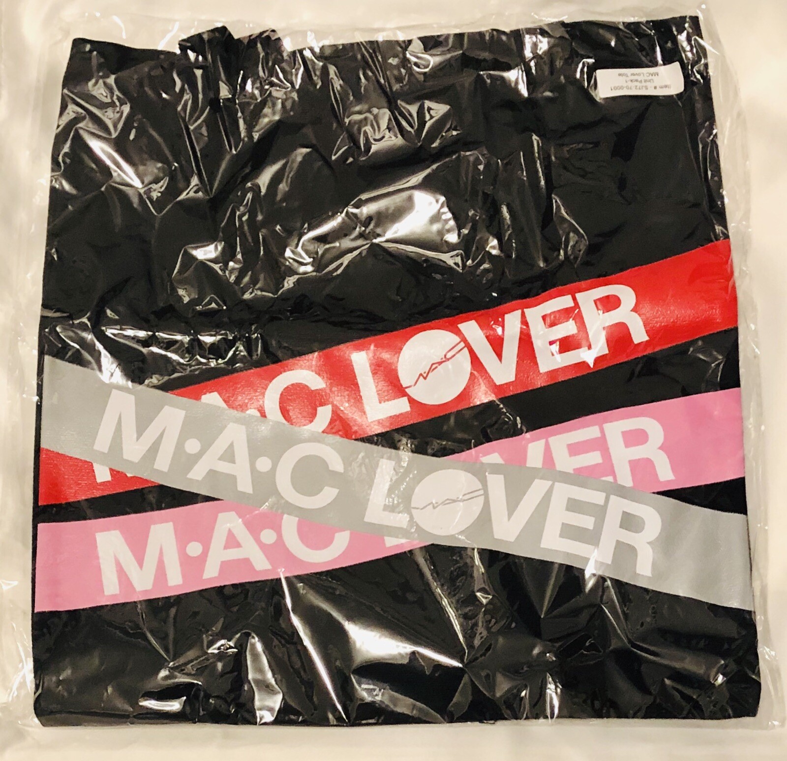 MAC Cosmetics MAC LOVER Tote~Shopping Bag/Beach Bag/Work Tote~BLACK ...