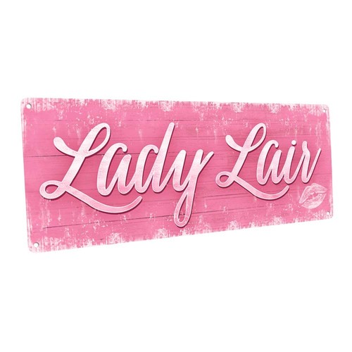 Lady Lair Metal Sign; Wall Decor for Bath or Laundry | eBay