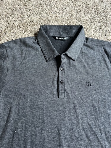 Travis Mathew Golf Polo Shirt XL Gray Westmoor Country Club Milwaukee ...