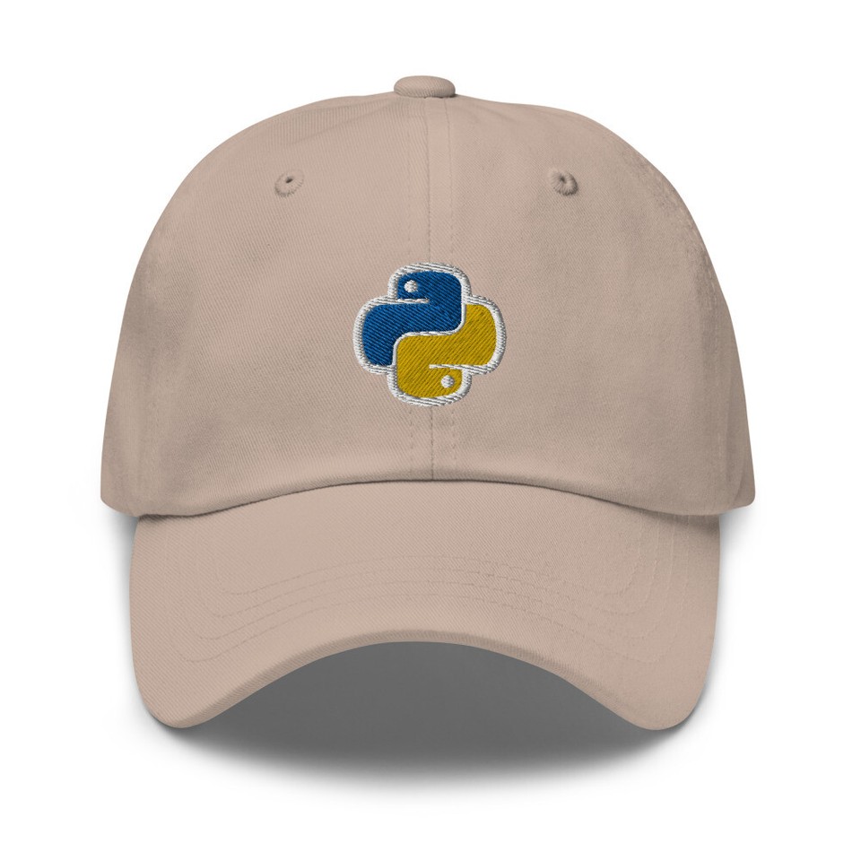 Python Adjustable Baseball Cap engineer programmer developer coder gift Dad Hat | eBay