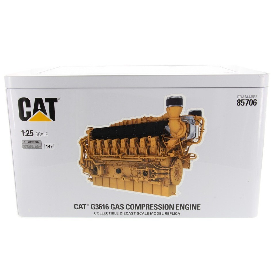 CAT CATERPILLAR G3616 GAS COMPRESSION ENGINE 1/25 MODEL BY DIECAST ...