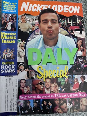 Nickelodeon Magazine October 2000 Carson Daly | eBay