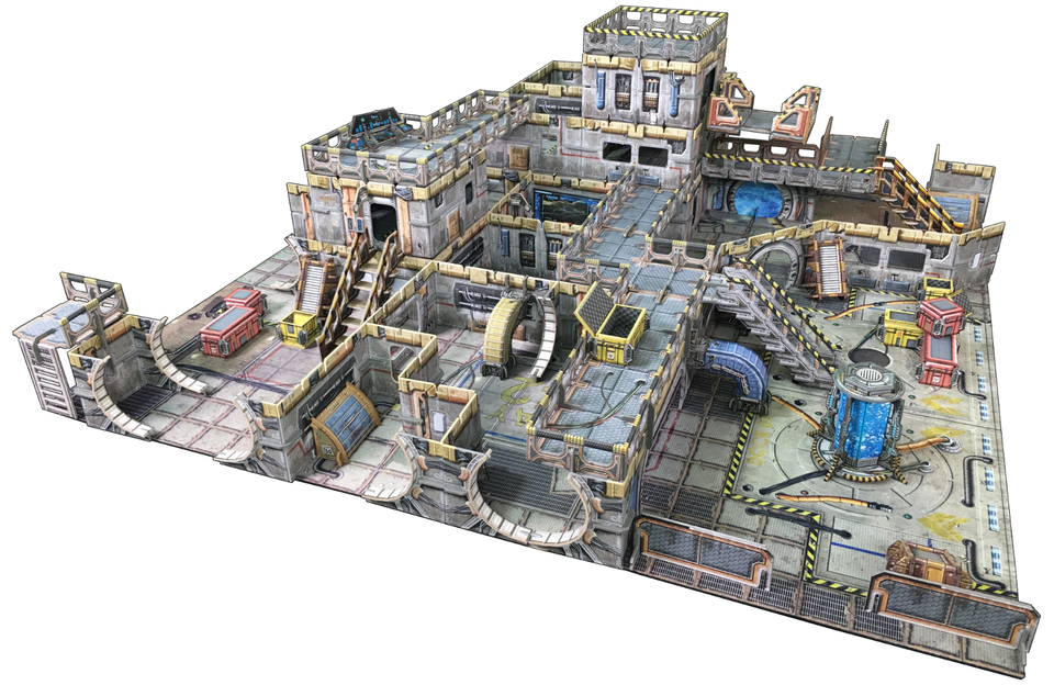 Frontier Core Set Battle Systems Sci-Fi Terrain (28-35mm, Modular, 329 ...