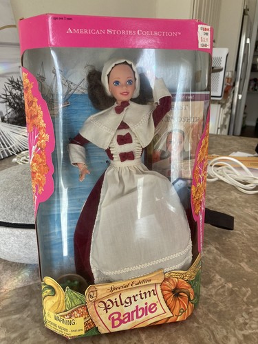 NEW Pilgrim Barbie Doll 1994 Mattel Special Edition American Stories ...