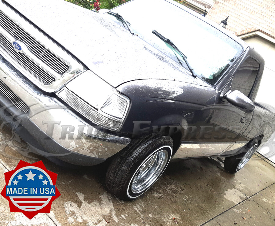 1993-2012 Ford Ranger Regular Cab 2WD Short Bed Rocker Panel Trim 8 ...