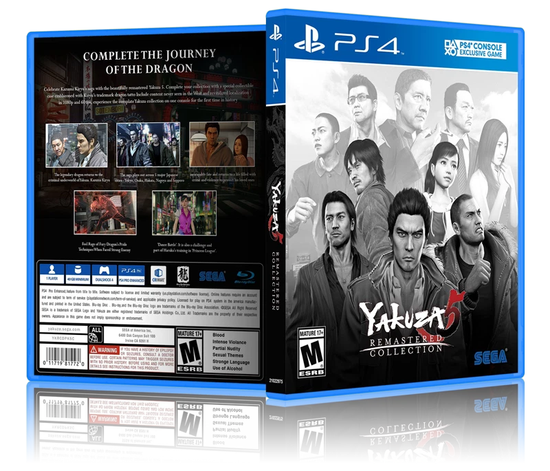 Yakuza 5 Cover