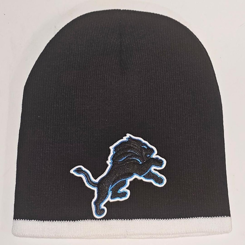 Detroit Lions Beanie 🏈Knit Hat 🏈CLASSIC NFL PATCH/LOGO 🏈SPECIAL EDITION ...