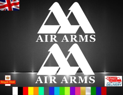 AIR ARMS STICKER, RIFLE CASE STICKER, LOCKER STICKER AIR ARMS AIR RIFLE ...