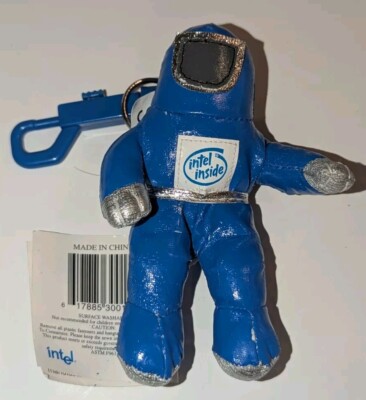 Intel Bunny People Blue Astronaut 4" Bean Bag Toy New NWT (3F) | eBay