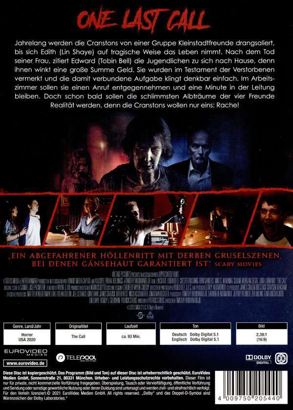 One last Call (DVD) Min: 93/DD5.1/WS | eBay