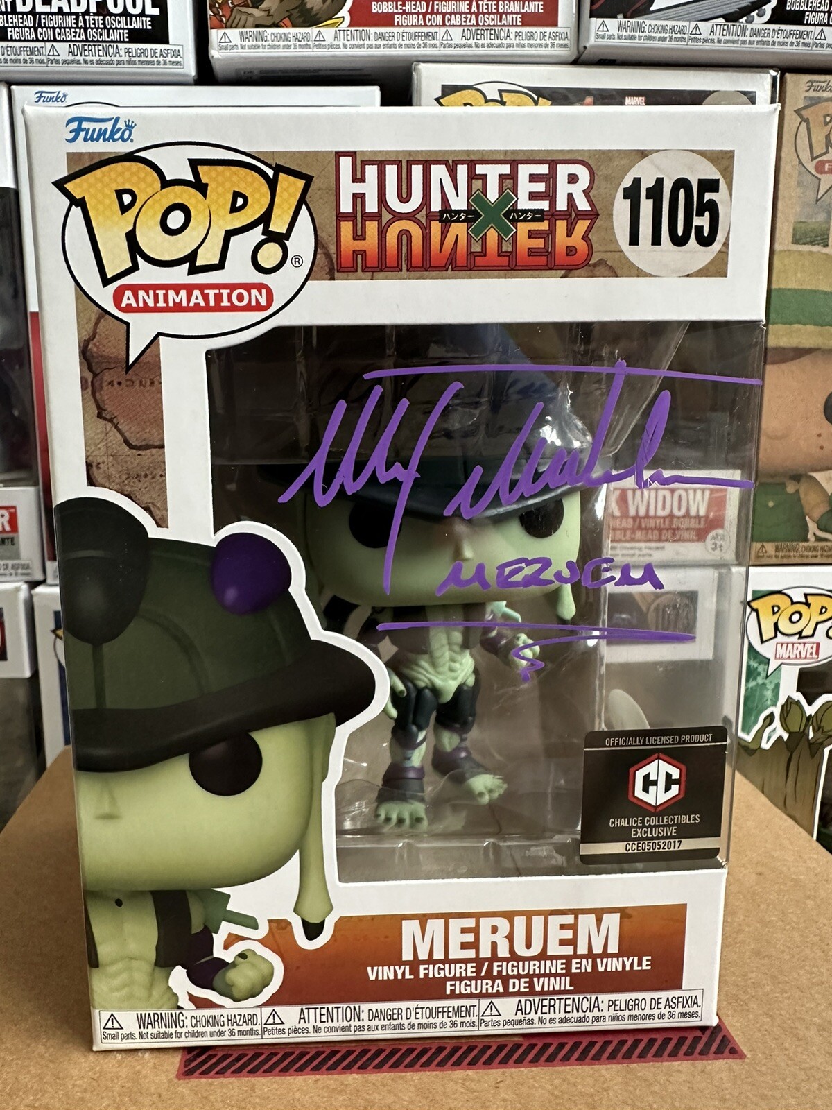 Funko Pop Hunter X Hunter #1105 Meruem Signed/Auto by Max Mittelman ...