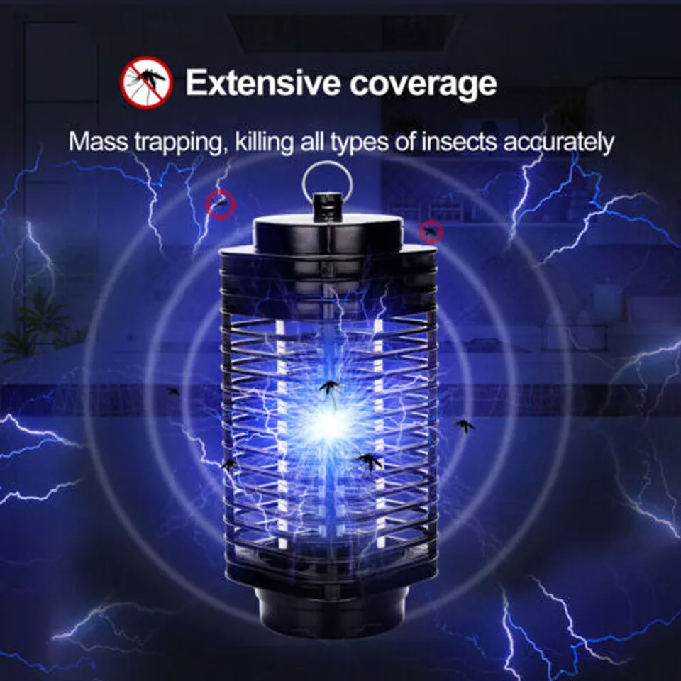 Electric Fly Bug Mosquito Zapper Insect Killer UV Lamp Indoor Trap Pest ...