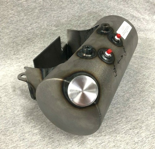 USA MADE Custom Round Side Fill Oil Tank W/ Battery Tray For Harley ...