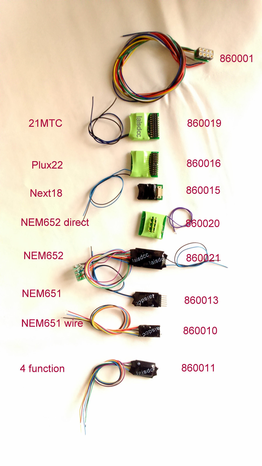 NEM 652 8-pole Decoder Socket for Loco | Grelly USA