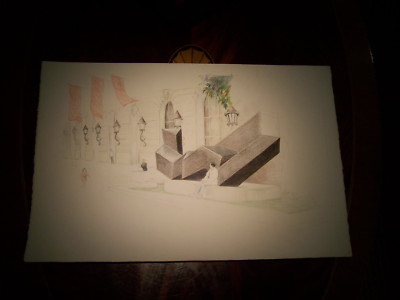 MCM MODERN DRAWING PICTURE 20th CENTURY SCULPTURE ORIGINAL ARTIST ...