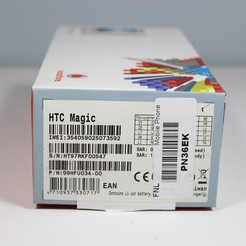 Rare Vintage HTC Magic Phone New In Box Complete Vodafone International ...