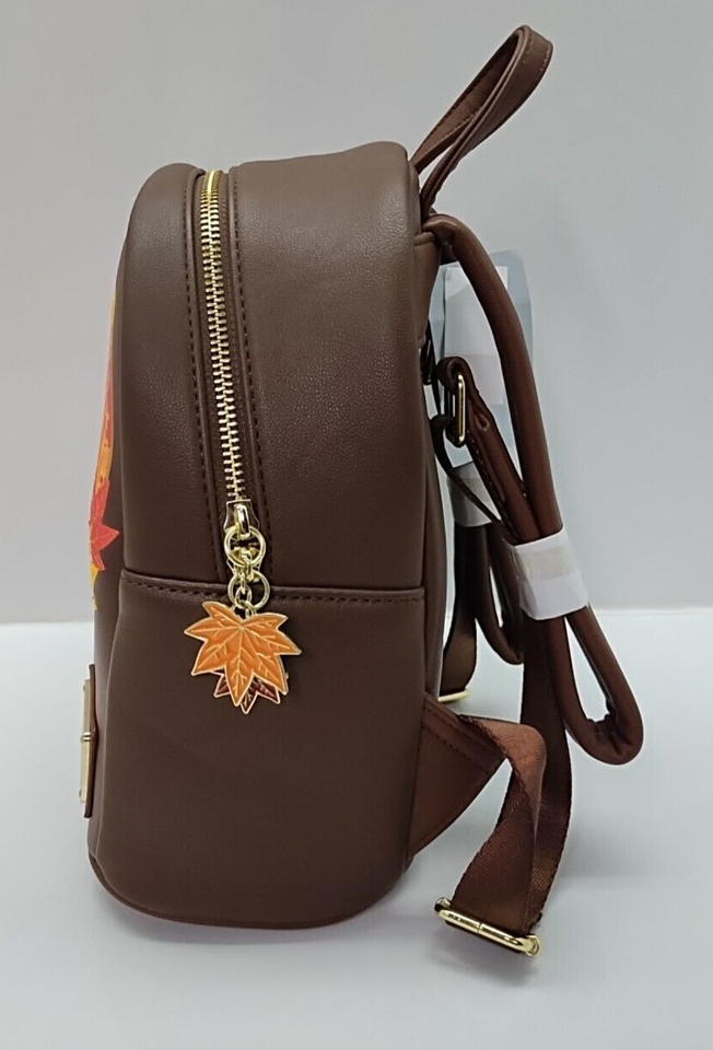 🍁🍂Loungefly Mickey and Minnie Autumn /Fall Heart Mini Backpack New!🍂🍁 ...