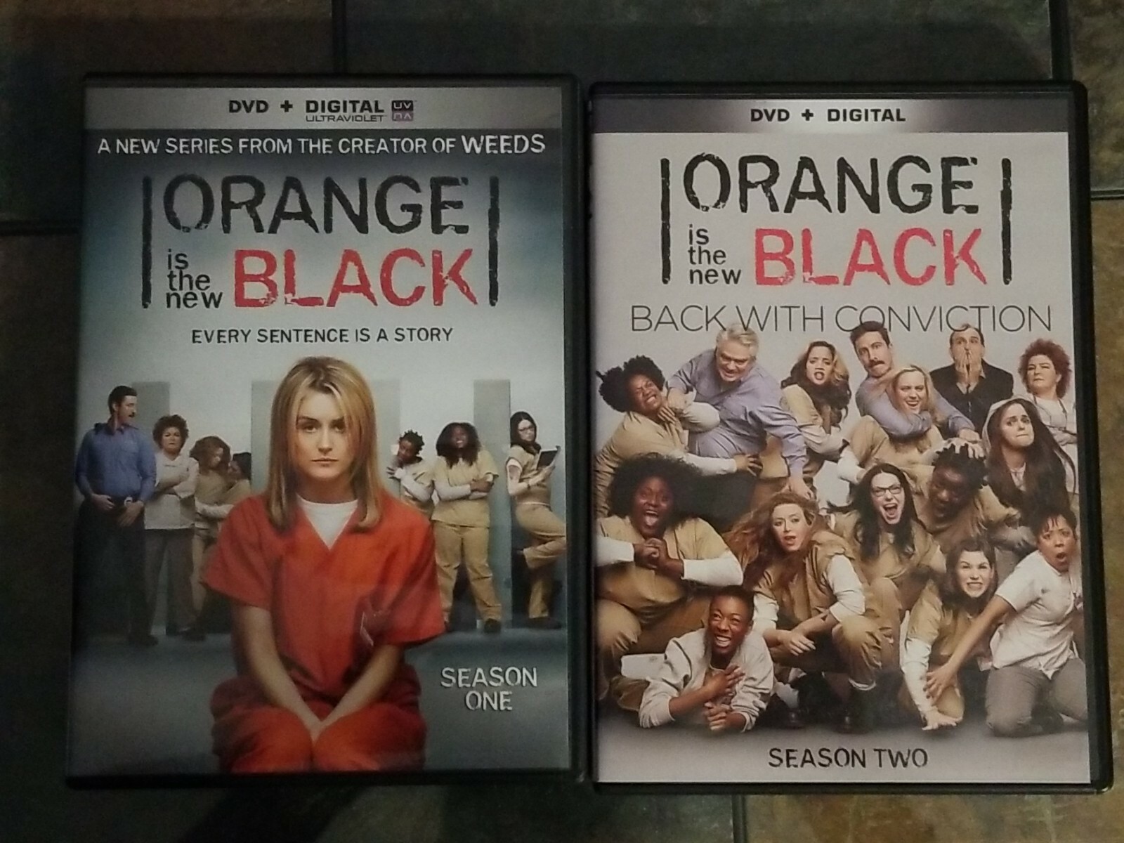 Orange is the New Black Seasons 1 & 2 Widescreen DVD 8xDiscs with Bonus ...