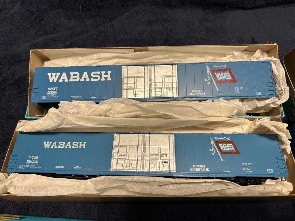 Athearn HO Scale 86 Ft Hi-Cube 4 Door Box Car Kits "Lot of 6 Cars" | eBay